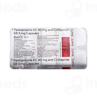 Eiref C 403 Mg Capsule 10 - Uses, Side Effects, Dosage, Price | Truemeds