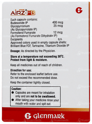 Airz Fb Capsule 30 - Uses, Side Effects, Dosage, Price | Truemeds
