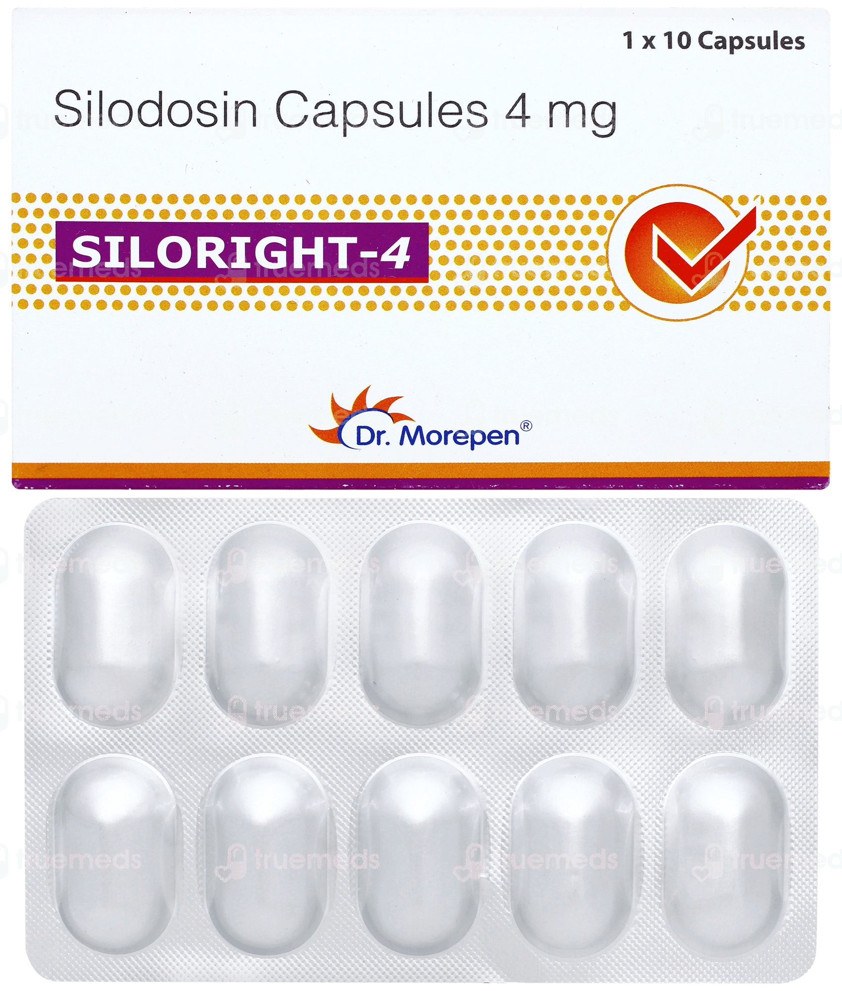 Siloright 4 Mg Capsule 10 - Uses, Side Effects, Dosage, Price | Truemeds