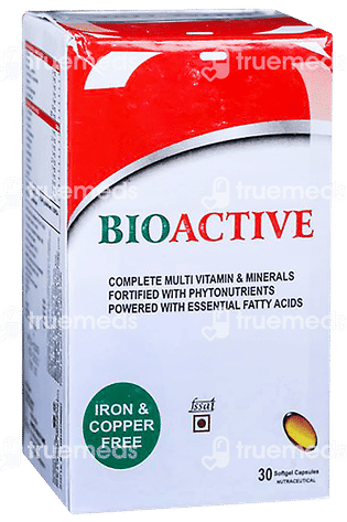 Bioactive Softgel Capsule 30 - Uses, Side Effects, Dosage, Price | Truemeds