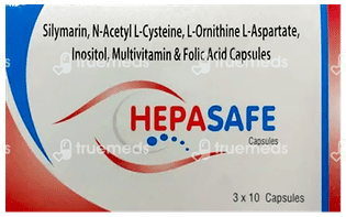Hepasafe Capsule 10 - Uses, Side Effects, Dosage, Price | Truemeds