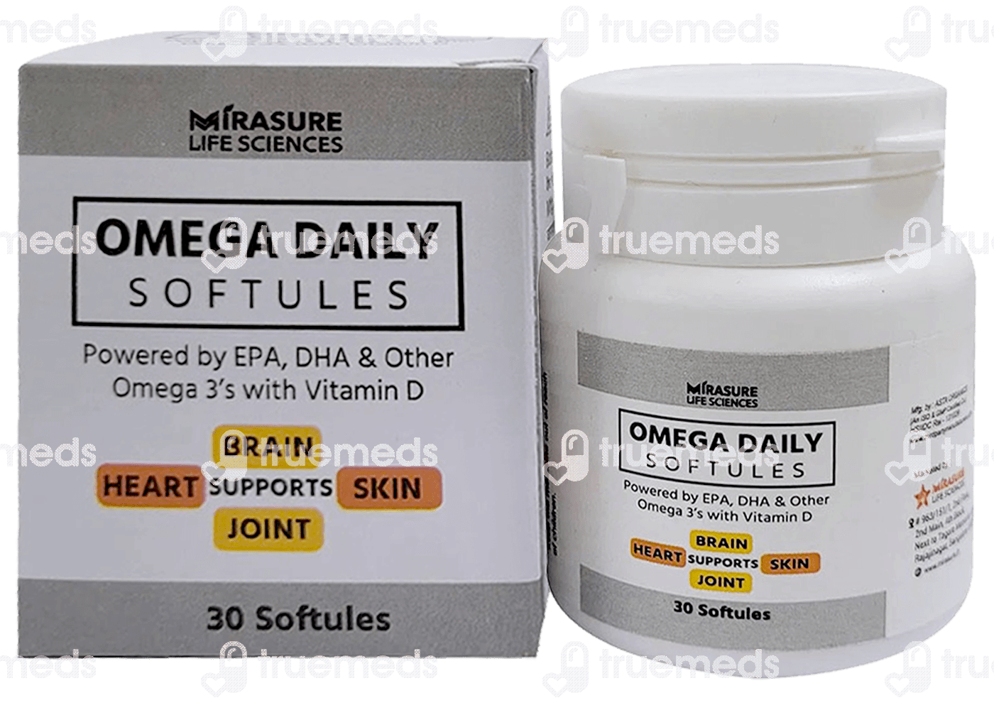 Omega Daily Softules 30 - Uses, Side Effects, Dosage, Price | Truemeds