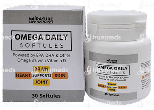 Omega Daily Softules 30 - Uses, Side Effects, Dosage, Price | Truemeds