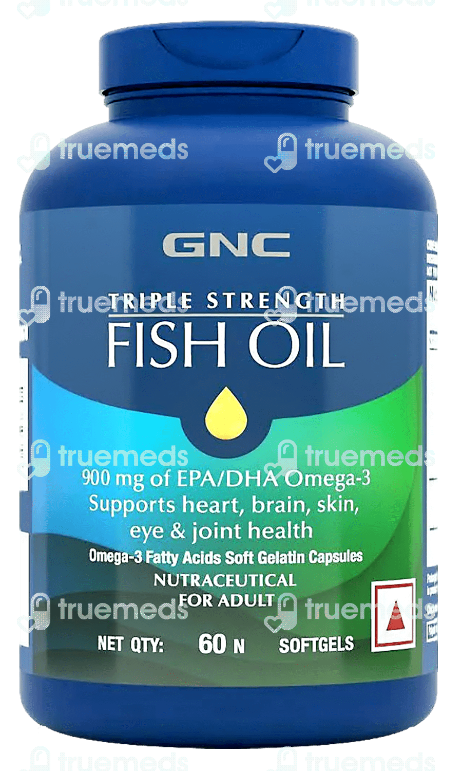 Gnc Triple Strength Fish Oil Softgel Capsule 60 - Uses, Side Effects, Dosage, Price | Truemeds