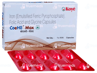 Coehb Max Capsule 10 - Uses, Side Effects, Dosage, Price | Truemeds
