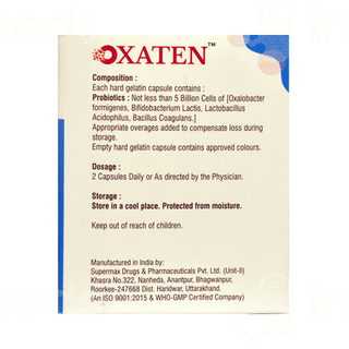 Oxaten Capsule 10 - Uses, Side Effects, Dosage, Price | Truemeds