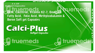 Calci Calci Plus Capsule 10 - Uses, Side Effects, Dosage, Price | Truemeds