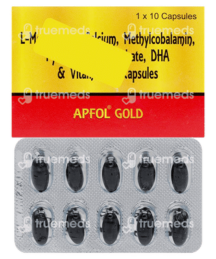 Apfol Gold Softgel Capsule 10 - Uses, Side Effects, Dosage, Price ...