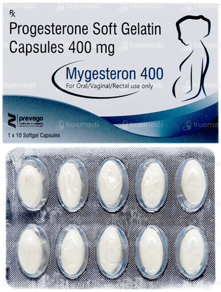 Mygesteron 400 Soft Gelatin Capsule 10 - Uses, Side Effects, Dosage ...