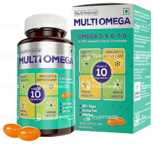 Jubilant Nutrihance Multi Omega 3 5 6 7 9 Softgelint Capsule 60 - Uses ...