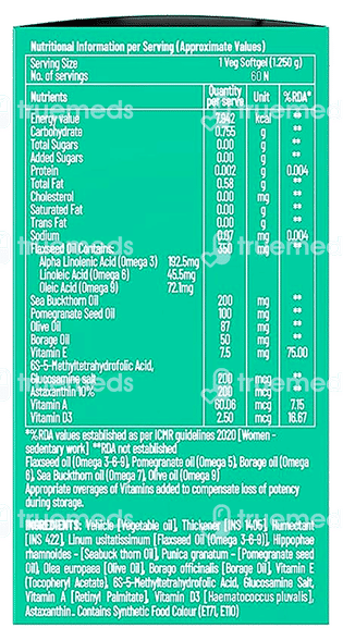 Jubilant Nutrihance Multi Omega 3 5 6 7 9 Softgelint Capsule 60 - Uses ...