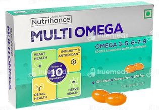 Jubilant Nutrihance Multi Omega 3 5 6 7 9 Softgelint Capsule 10 - Uses ...
