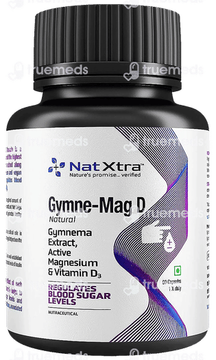 Natxtra Gymne Mag D Capsule 60 - Uses, Side Effects, Dosage, Price ...