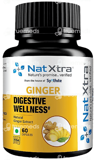Natxtra Ginger Capsule 60 - Uses, Side Effects, Dosage, Price | Truemeds