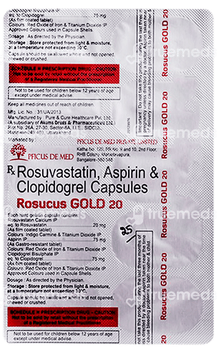 Rosucus Gold Capsule 10 - Uses, Side Effects, Dosage, Price | Truemeds