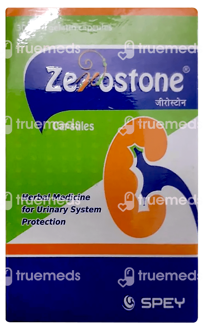 Zerostone Capsule 30 - Uses, Side Effects, Dosage, Price | Truemeds