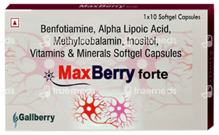 Maxberry Forte Capsule 10 - Uses, Side Effects, Dosage, Price | Truemeds