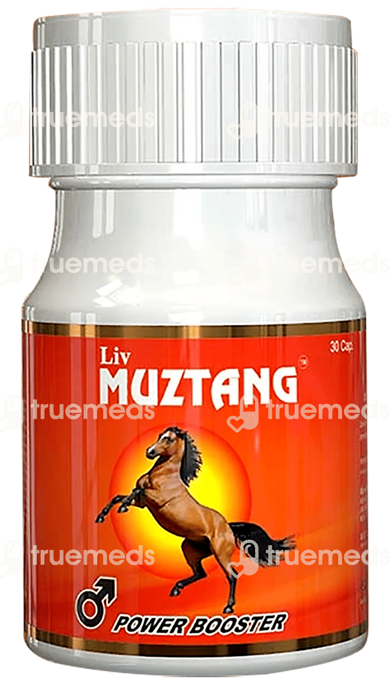 Liv Muztang Power Booster Capsule 30 - Uses, Side Effects, Dosage ...