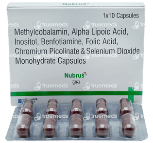 Nubrus Capsule 10 - Uses, Side Effects, Dosage, Price | Truemeds
