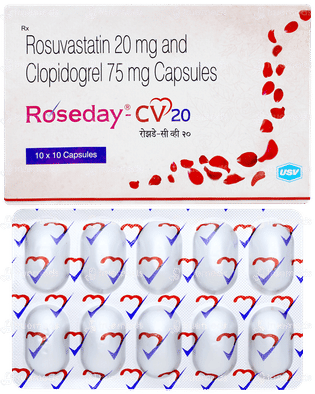 Roseday Cv 20 Mg Capsule 10 - Uses, Side Effects, Dosage, Price | Truemeds