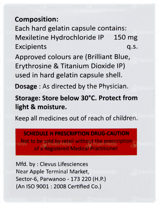 Rhymex 150 Mg Capsule 30 - Uses, Side Effects, Dosage, Price | Truemeds