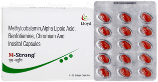 M Strong Capsule 15 - Uses, Side Effects, Dosage, Price | Truemeds