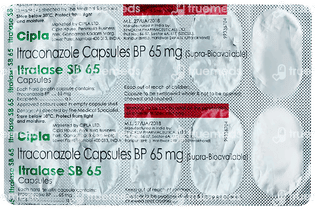 Itralase Sb 65 Mg Capsule 10 - Uses, Side Effects, Dosage, Price | Truemeds