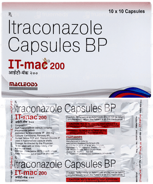 It Mac 200 Capsule 10 - Uses, Side Effects, Dosage, Price | Truemeds