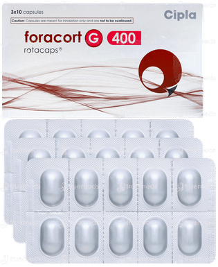 Foracort G 400 Rotacap 30 - Uses, Side Effects, Dosage, Price | Truemeds