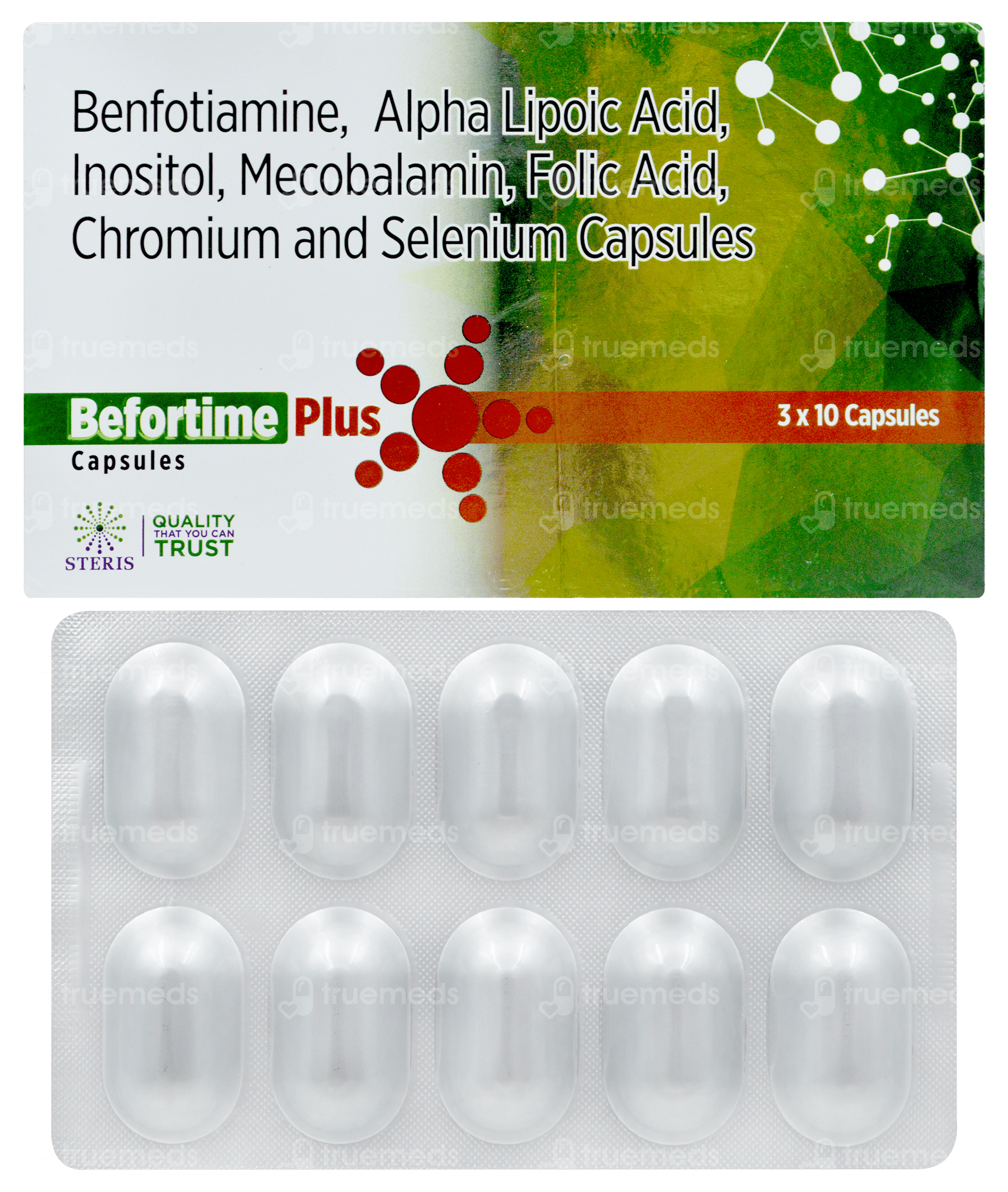 Benfortime Plus Capsule 10 - Uses, Side Effects, Dosage, Price | Truemeds