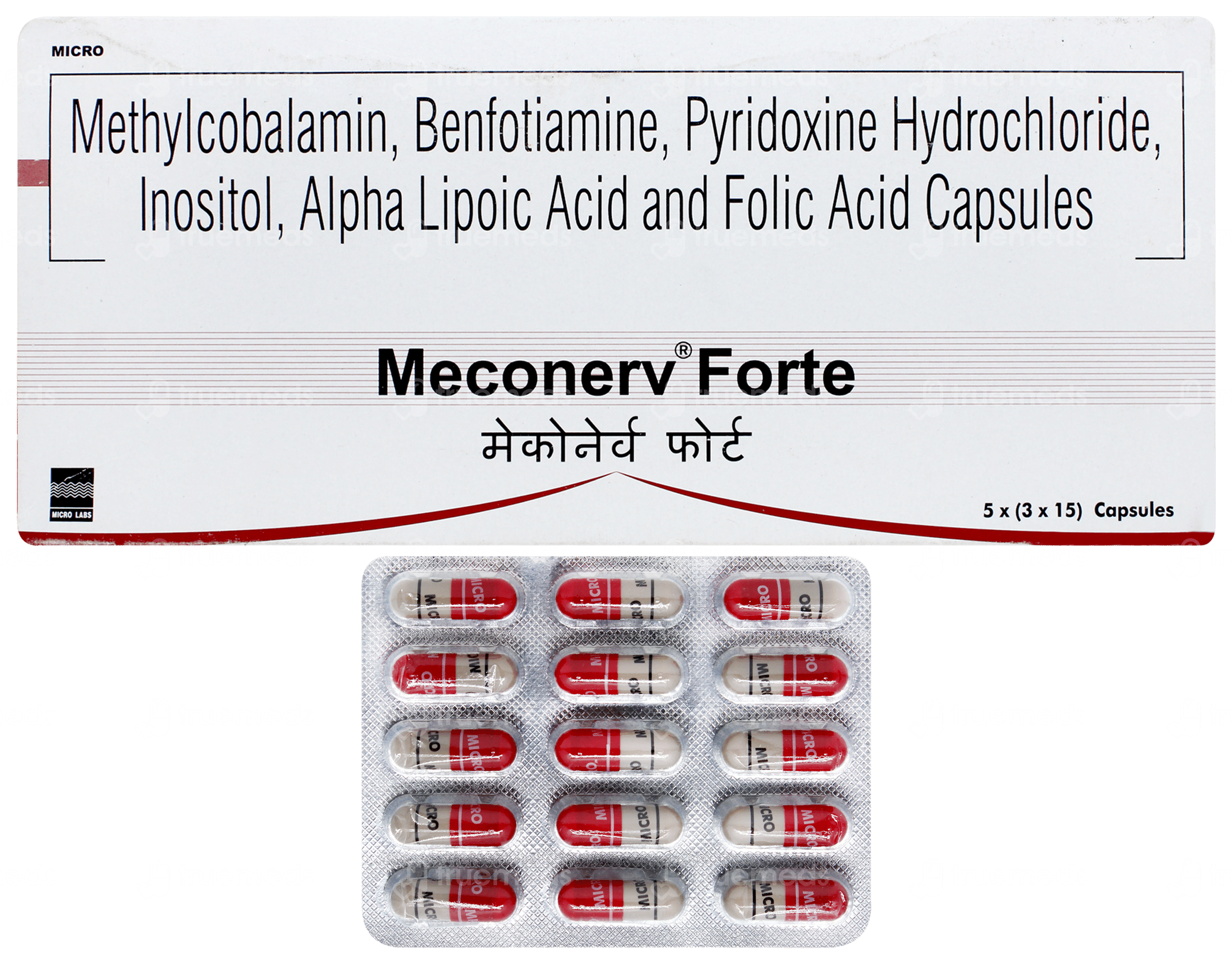 Meconerv Forte Capsule 15 - Uses, Side Effects, Dosage, Price | Truemeds
