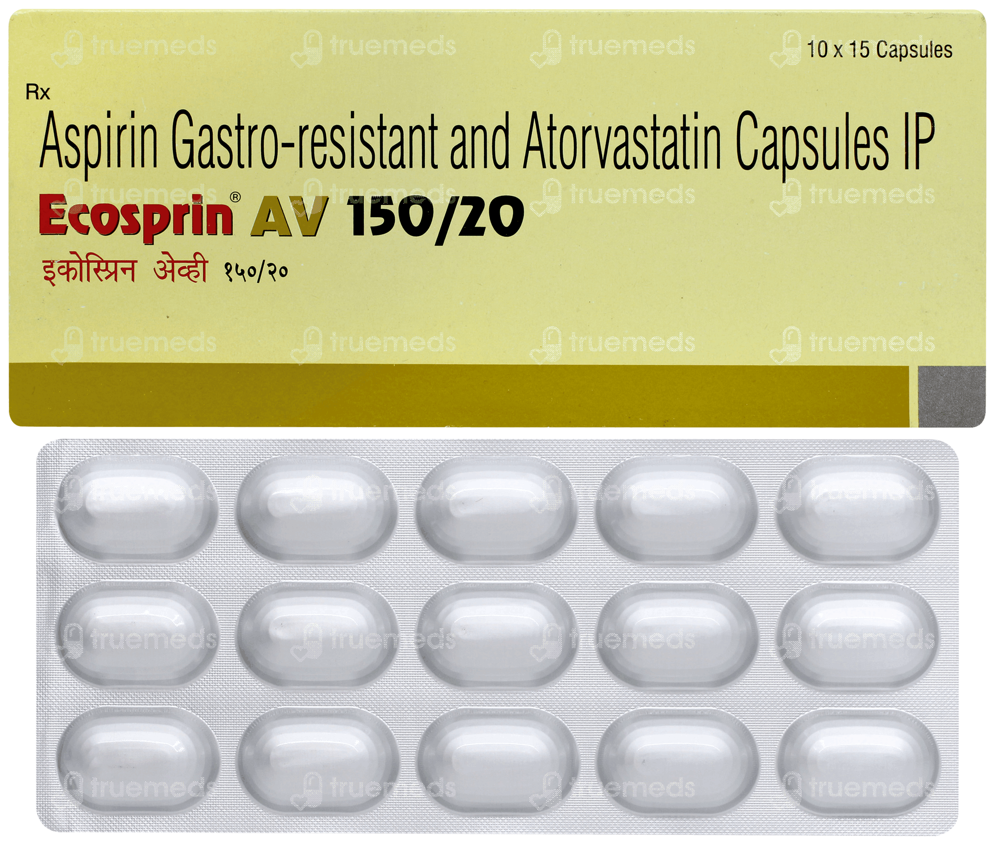 Ecosprin Av 20150 Mg Capsule 15 - Uses, Side Effects, Dosage, Price ...