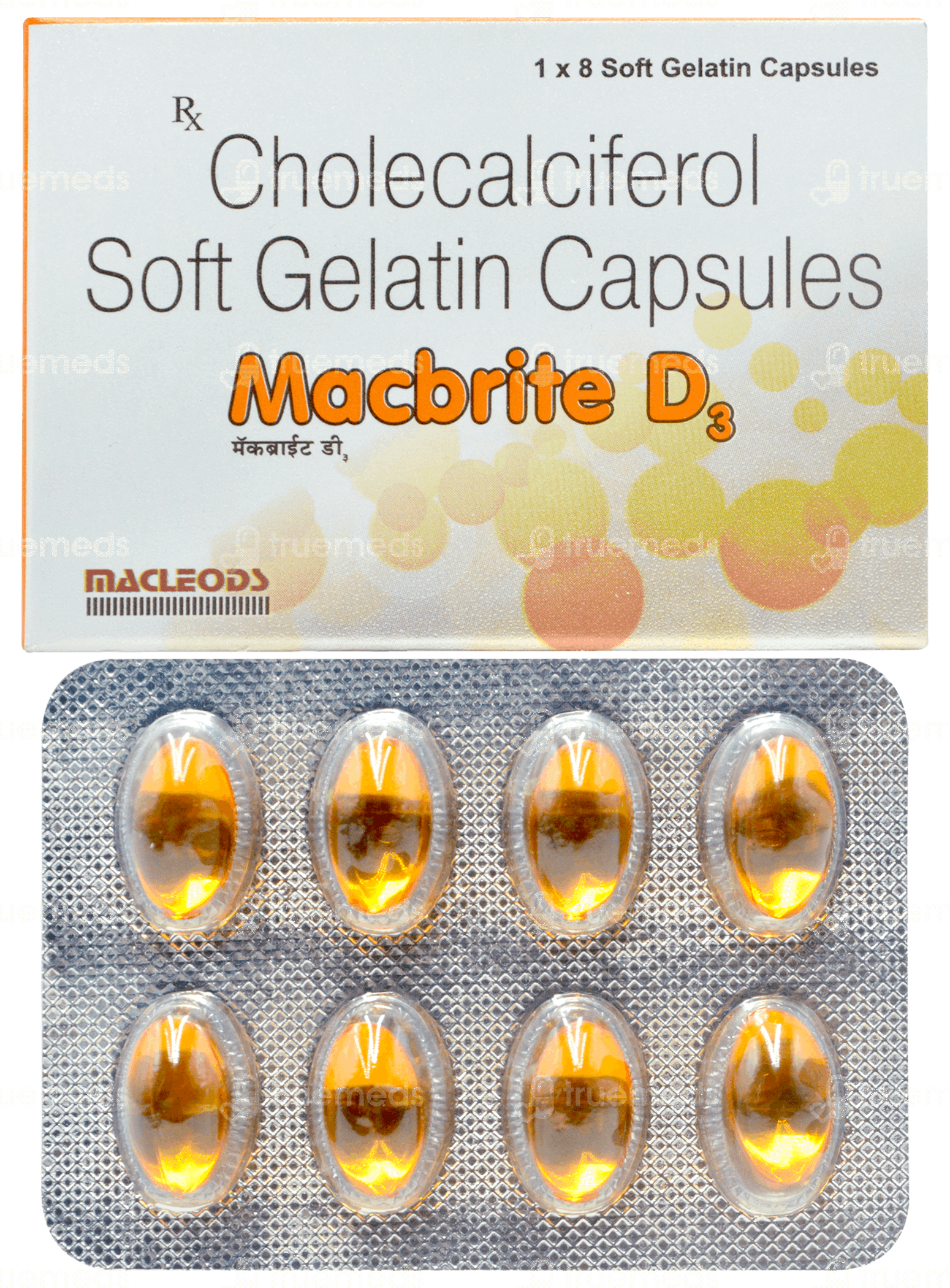 Macbrite D3 Capsule 8: Uses, Side Effects, Price & Substitutes