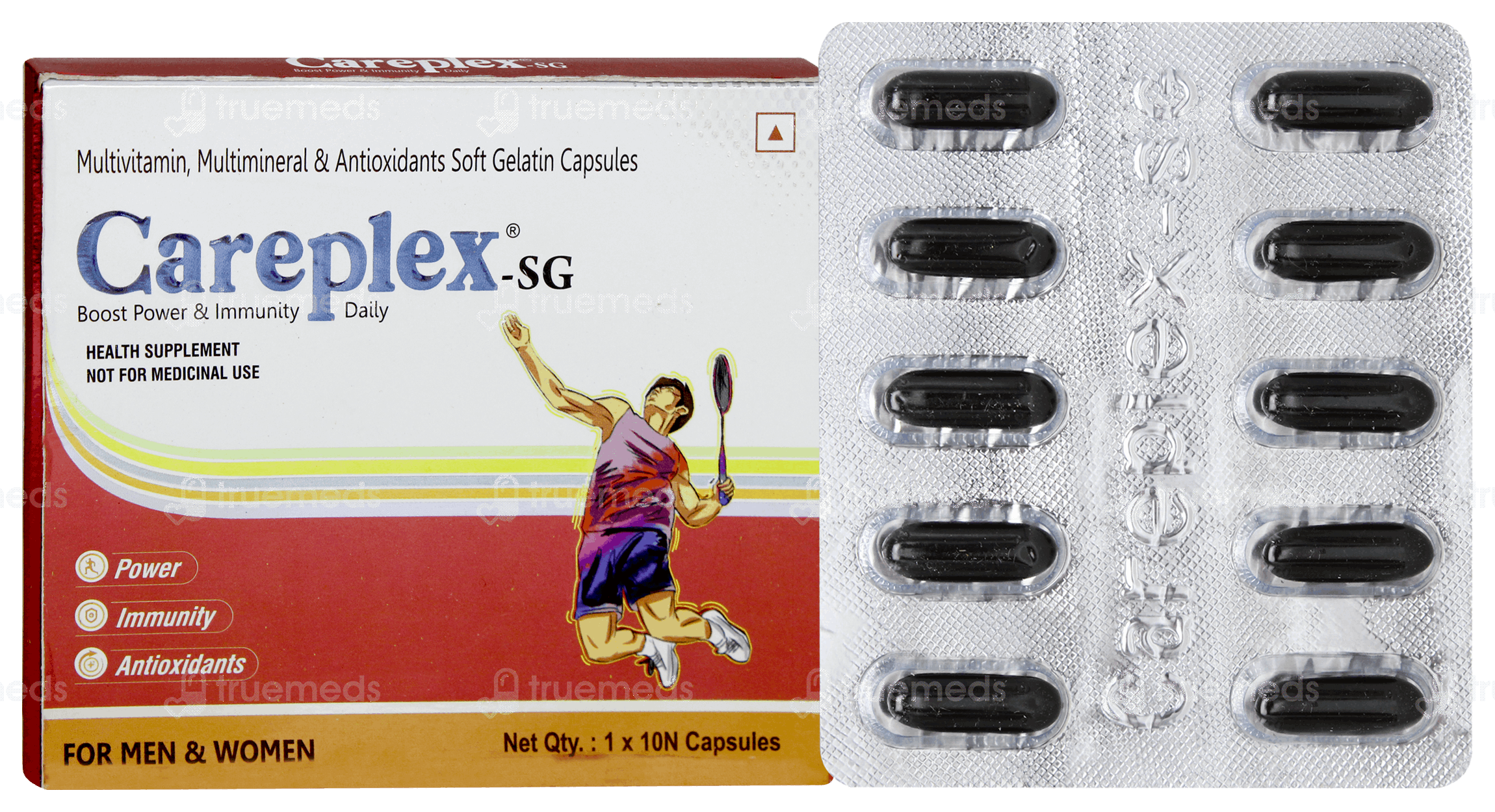 Careplex Sg Capsule 10 - Uses, Side Effects, Dosage, Price | Truemeds