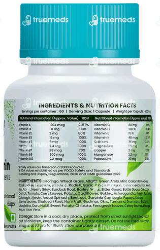 Sprowt Multivitamin Capsule 60 - Uses, Side Effects, Dosage, Price ...