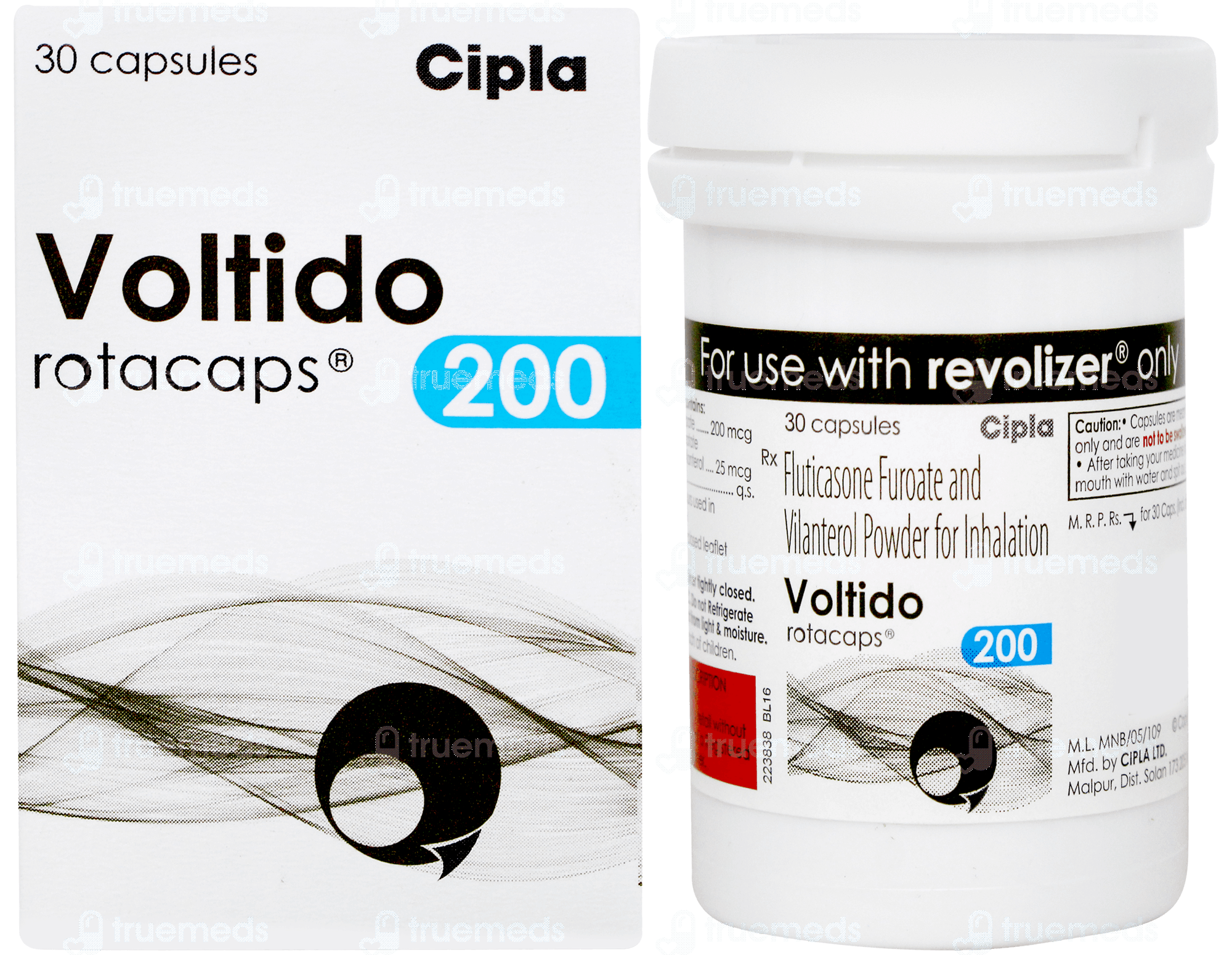 Voltido 200 Rotacaps 30 - Uses, Side Effects, Dosage, Price | Truemeds