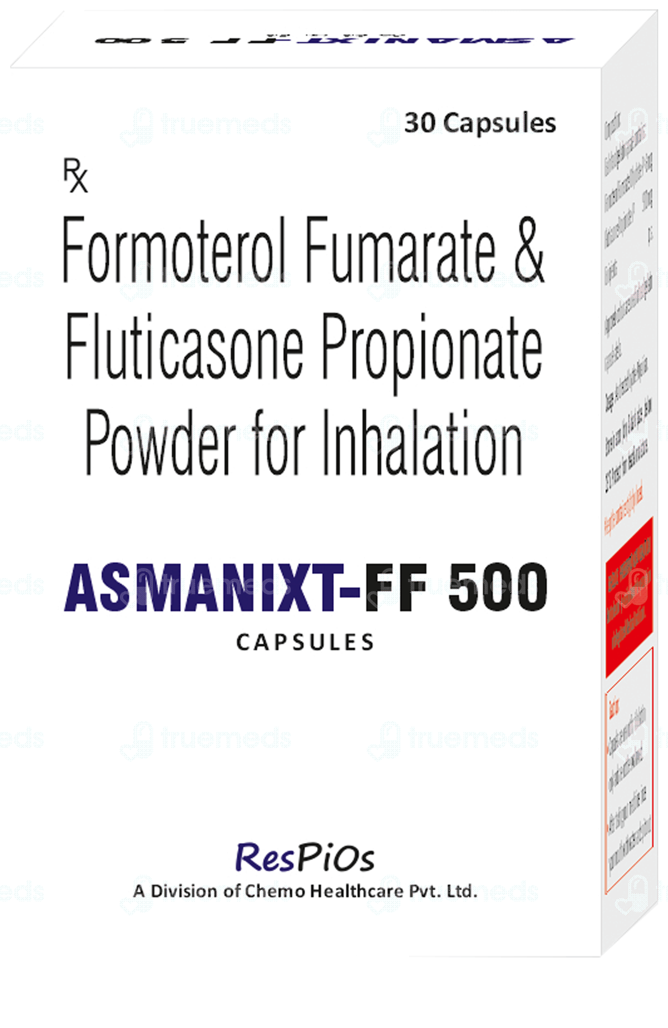 Asmanixt Ff 500 Capsule 30 - Uses, Side Effects, Dosage, Price | Truemeds