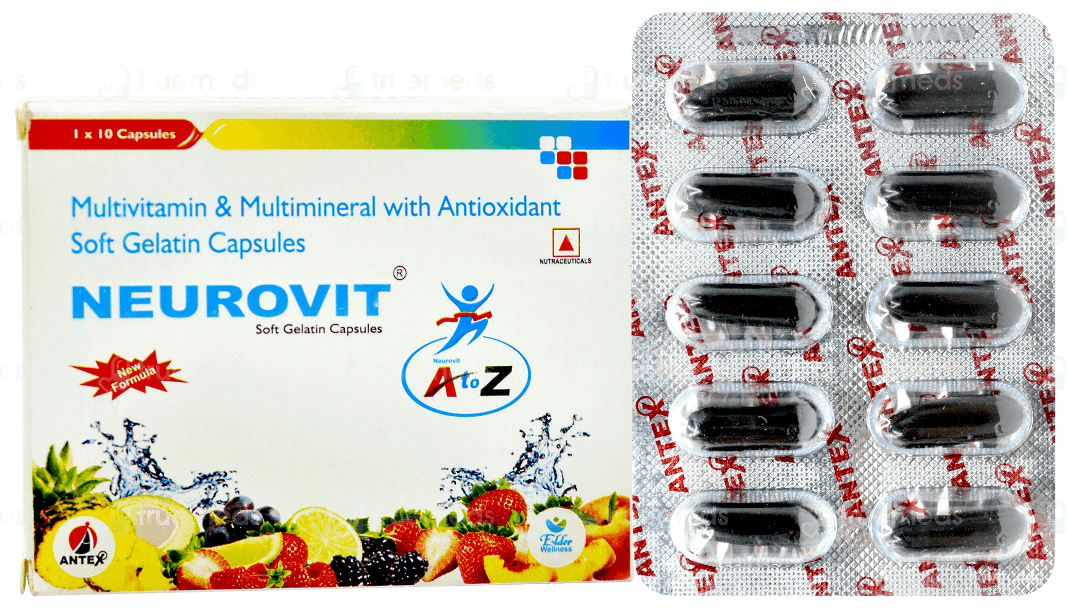 Neurovit A To Z Capsule 10 - Uses, Side Effects, Dosage, Price | Truemeds