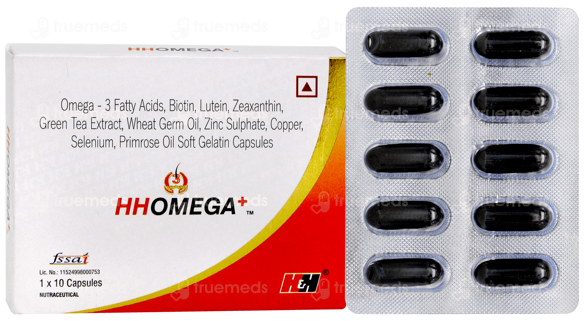 Hhomega Plus Capsule 10 - Uses, Side Effects, Dosage, Price | Truemeds