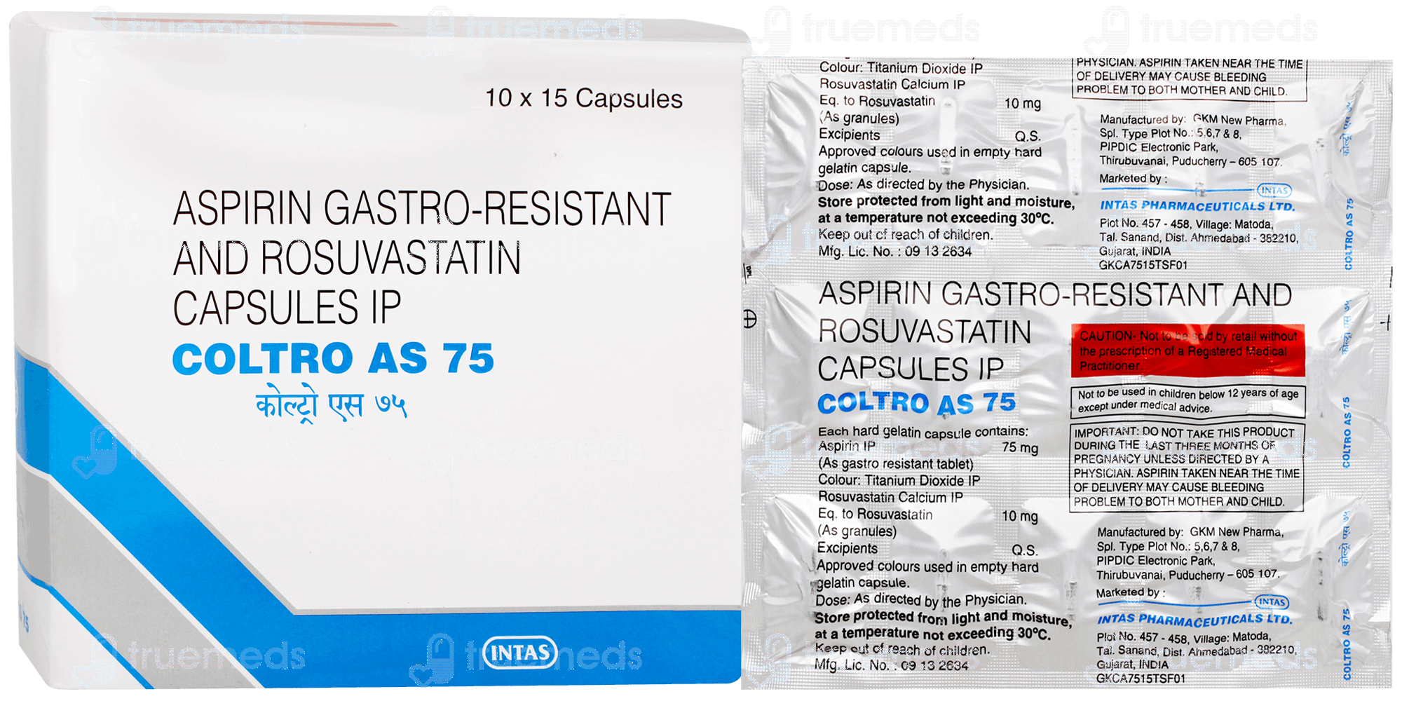 Coltro As 75 Capsule 15: Uses, Side Effects, Price & Substitutes