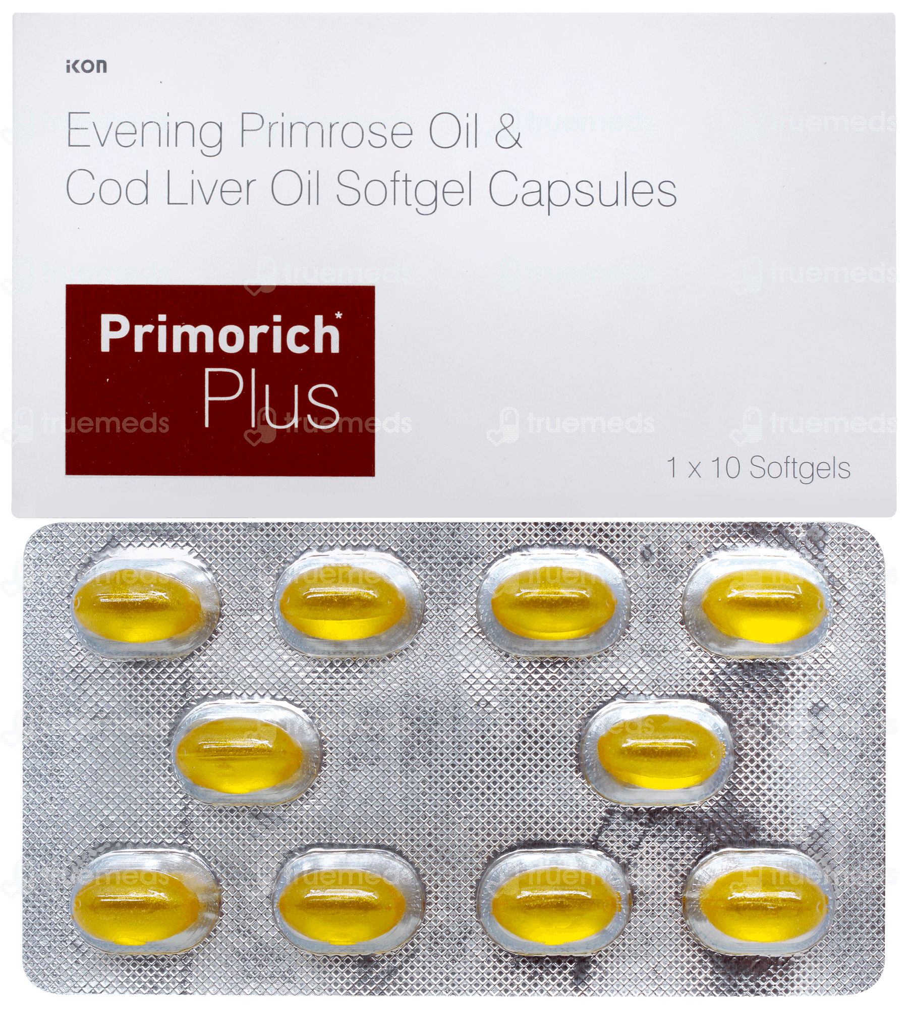Primorich Plus Capsule 10 - Uses, Side Effects, Dosage, Price | Truemeds