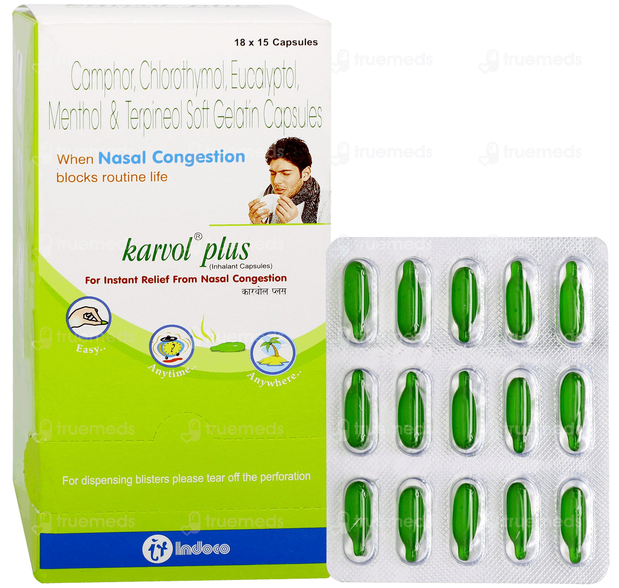 Karvol Plus Capsule 15 - Uses, Side Effects, Dosage, Price | Truemeds