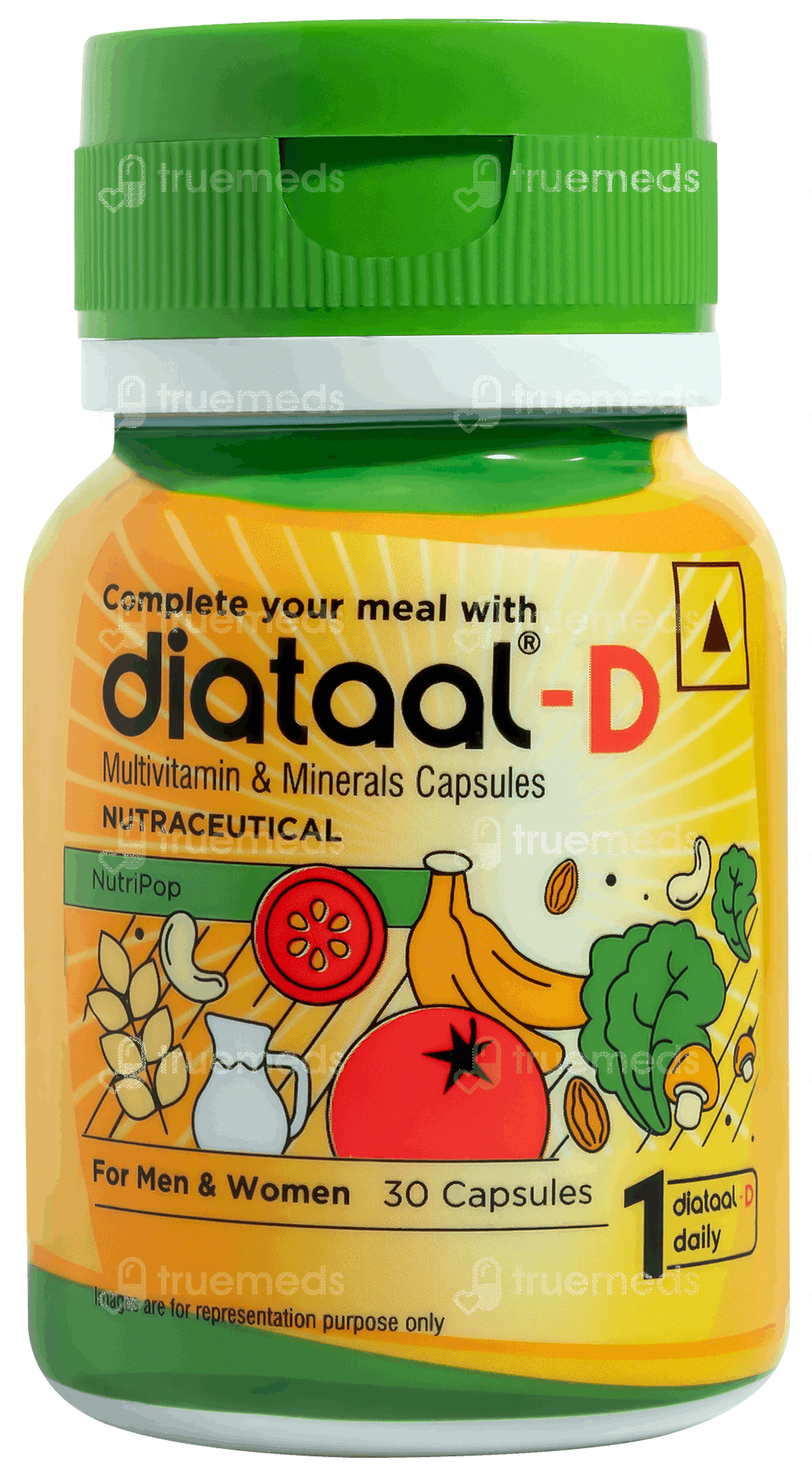 Diataal D Capsule 30 - Uses, Side Effects, Dosage, Price | Truemeds