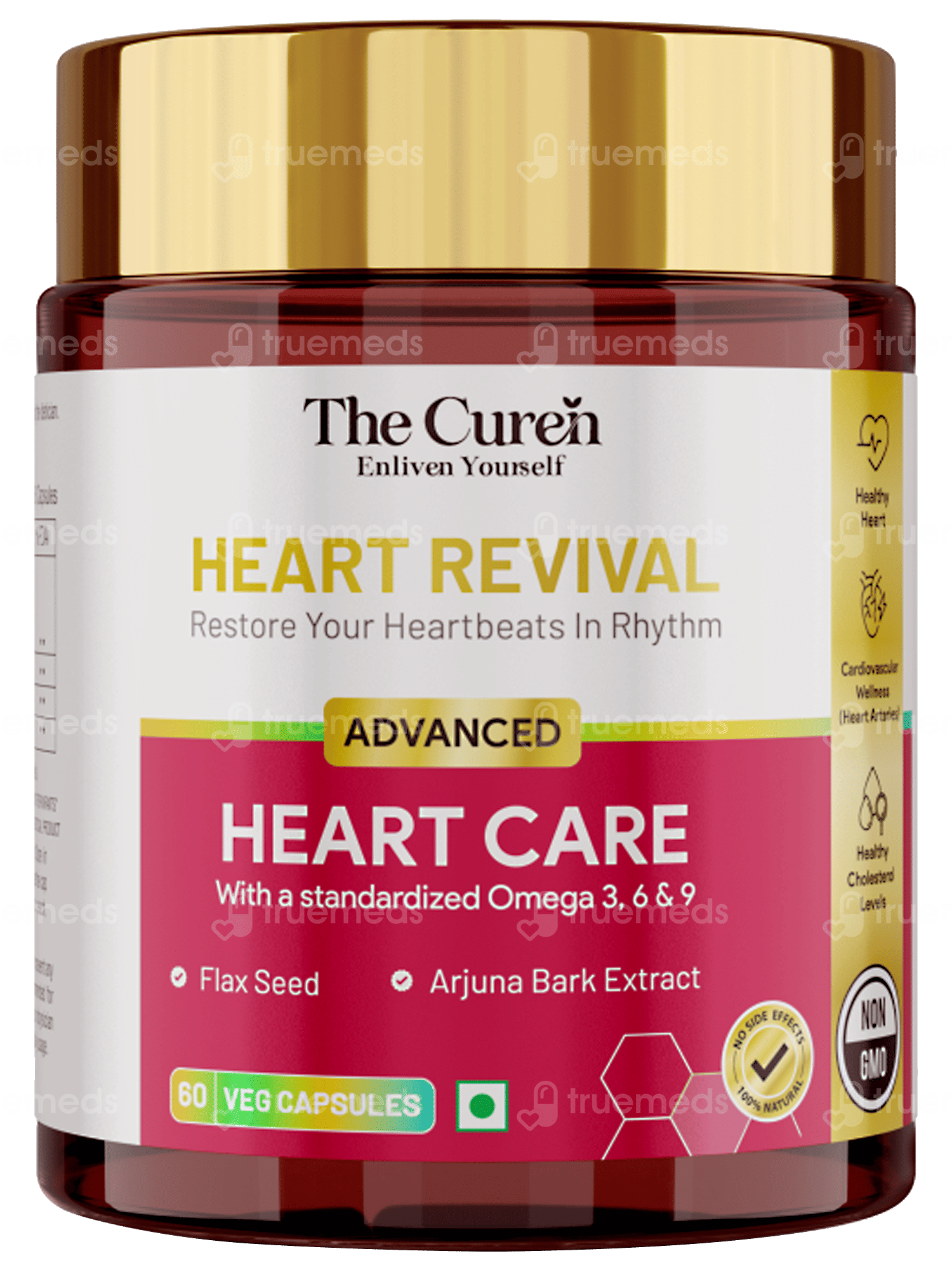 The Curen Heart Revival Advanced Veg Capsule 60 - Uses, Side Effects ...