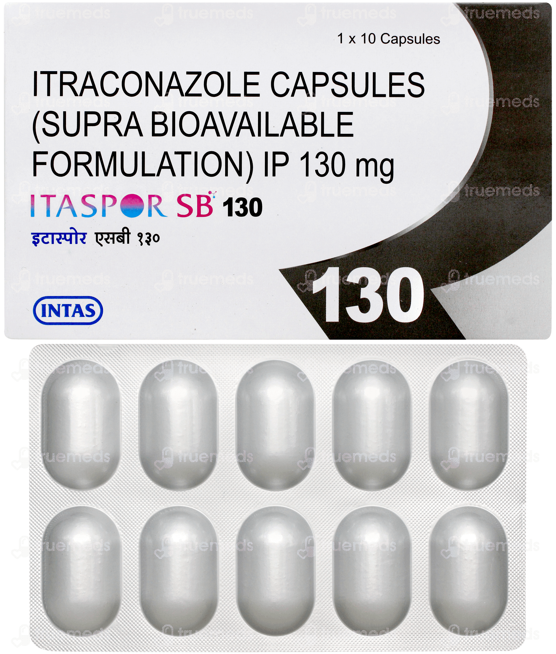 Itaspor Sb 130 Capsule 10 - Uses, Side Effects, Dosage, Price | Truemeds