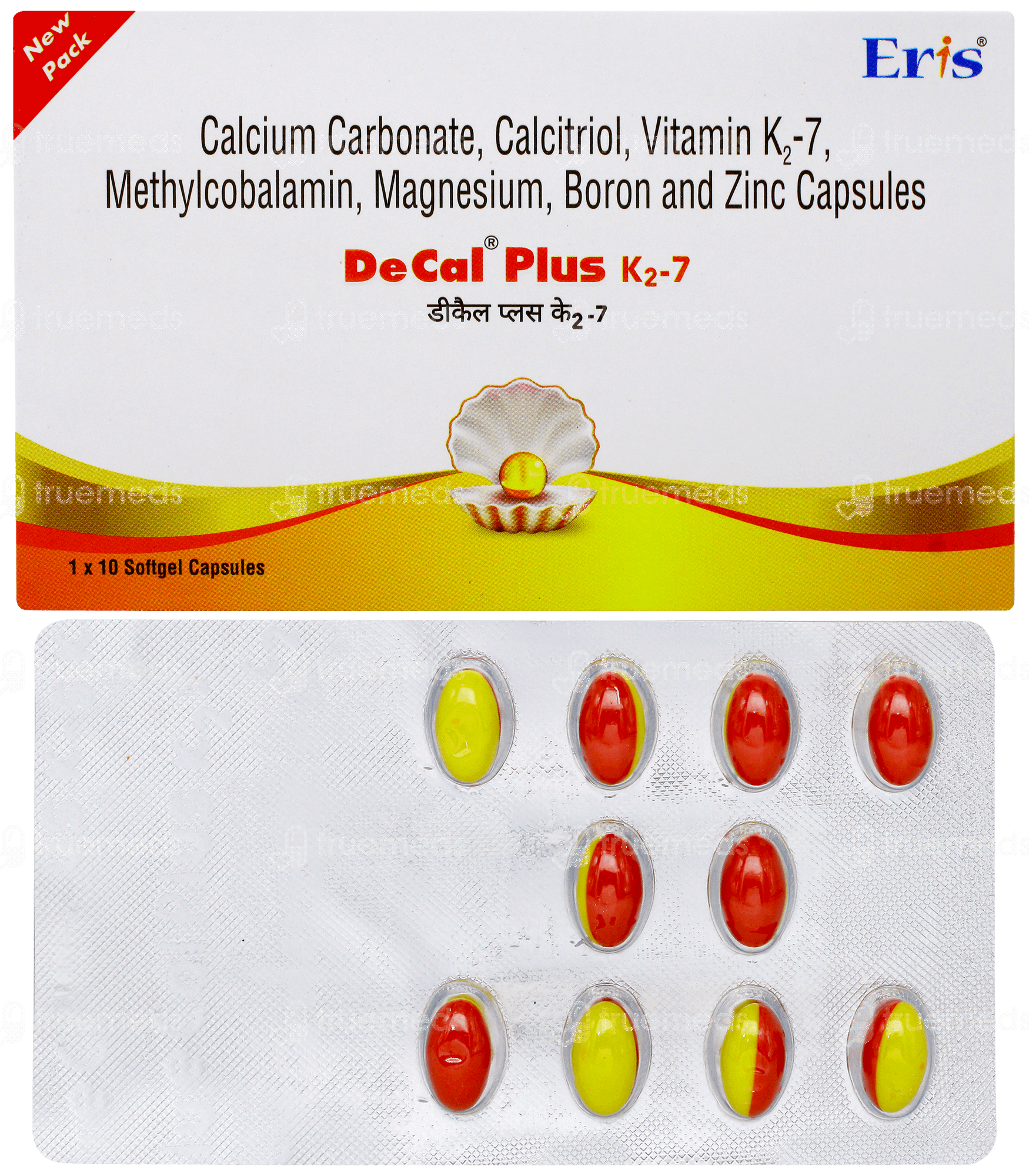 Decal Plus K2 7 New Pack Capsule 10 - Uses, Side Effects, Dosage, Price ...