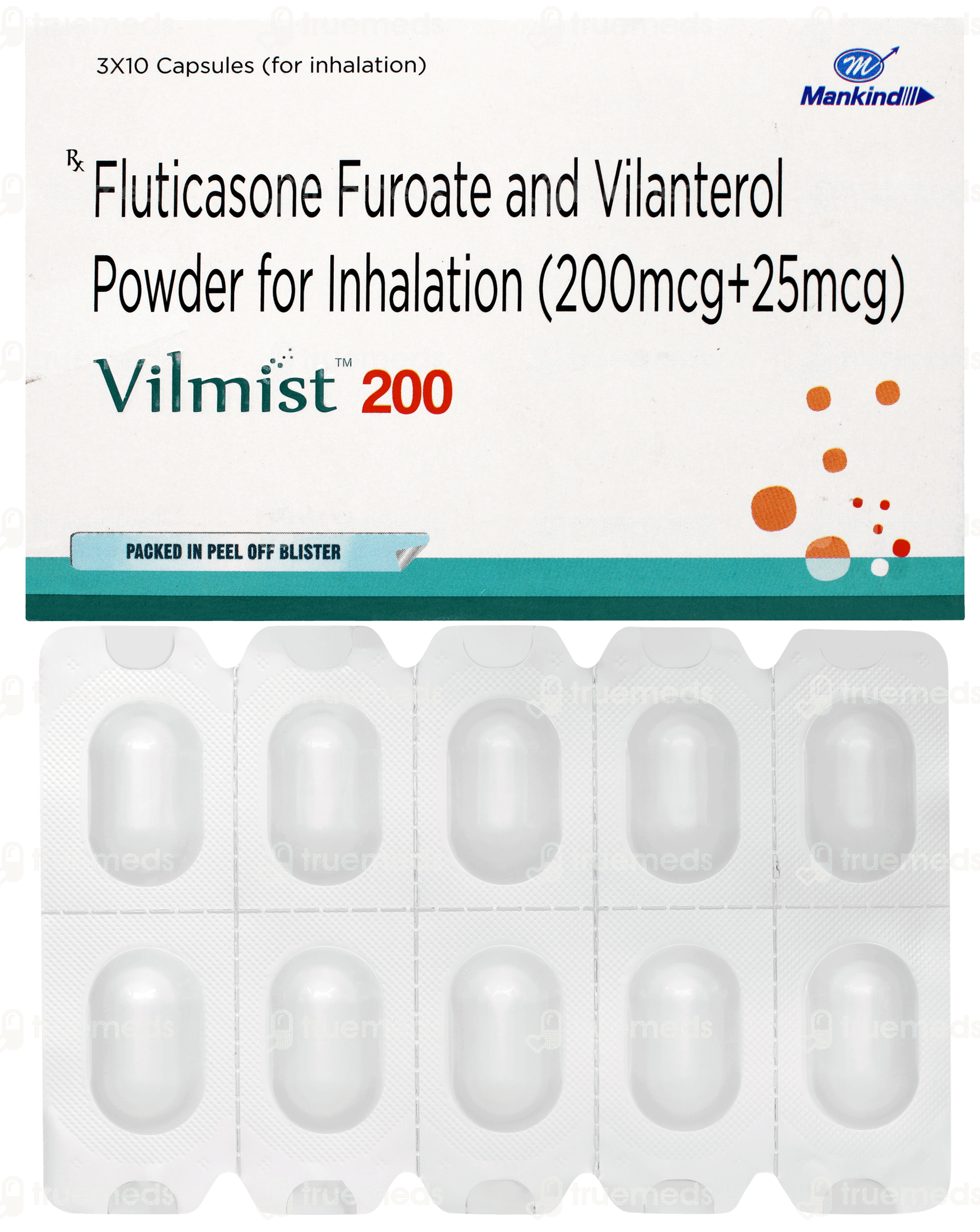 Vilmist 200 Capsule 10 - Uses, Side Effects, Dosage, Price | Truemeds