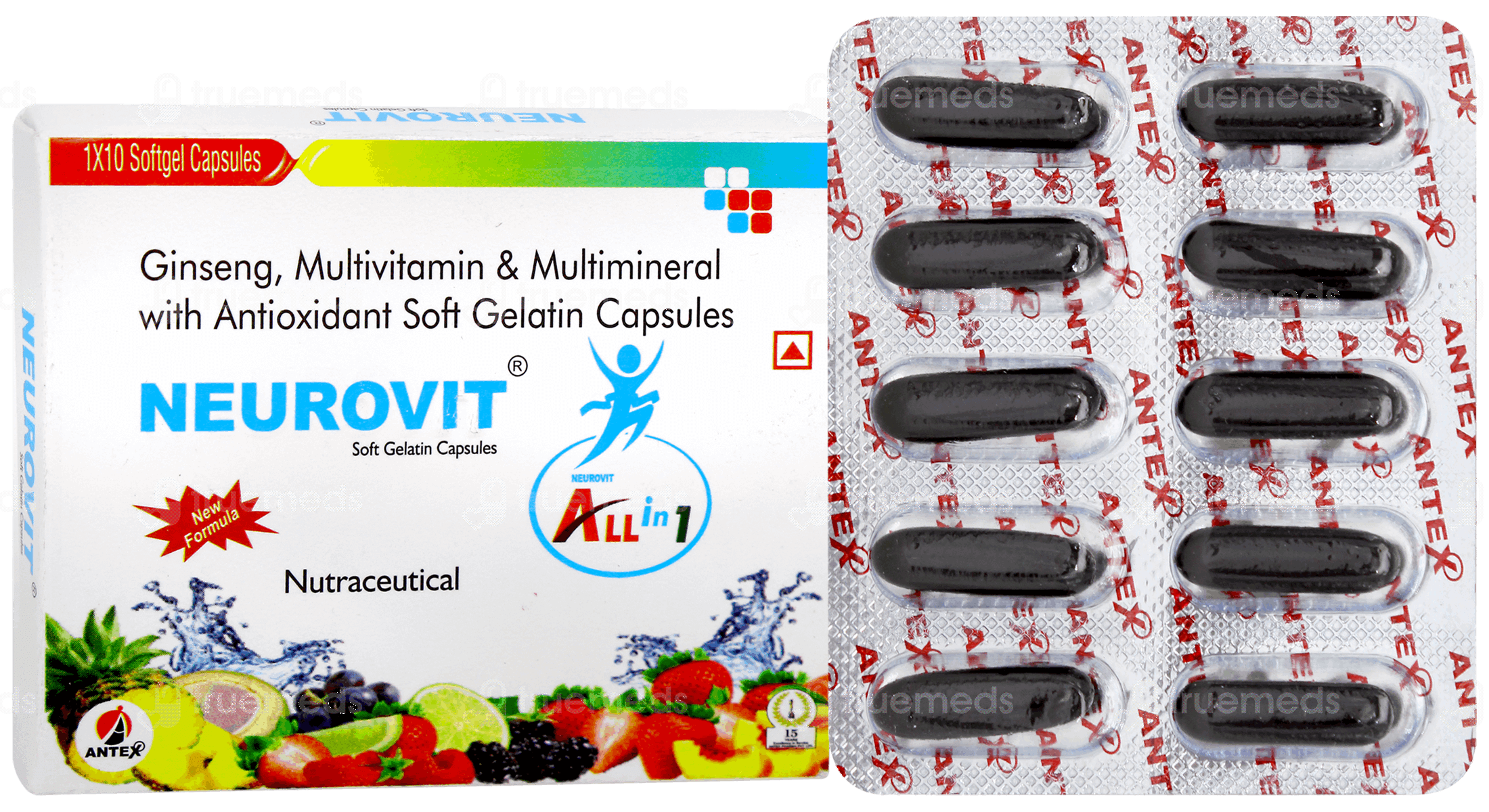Neurovit All In 1 New Formula Capsule 10 - Uses, Side Effects, Dosage ...