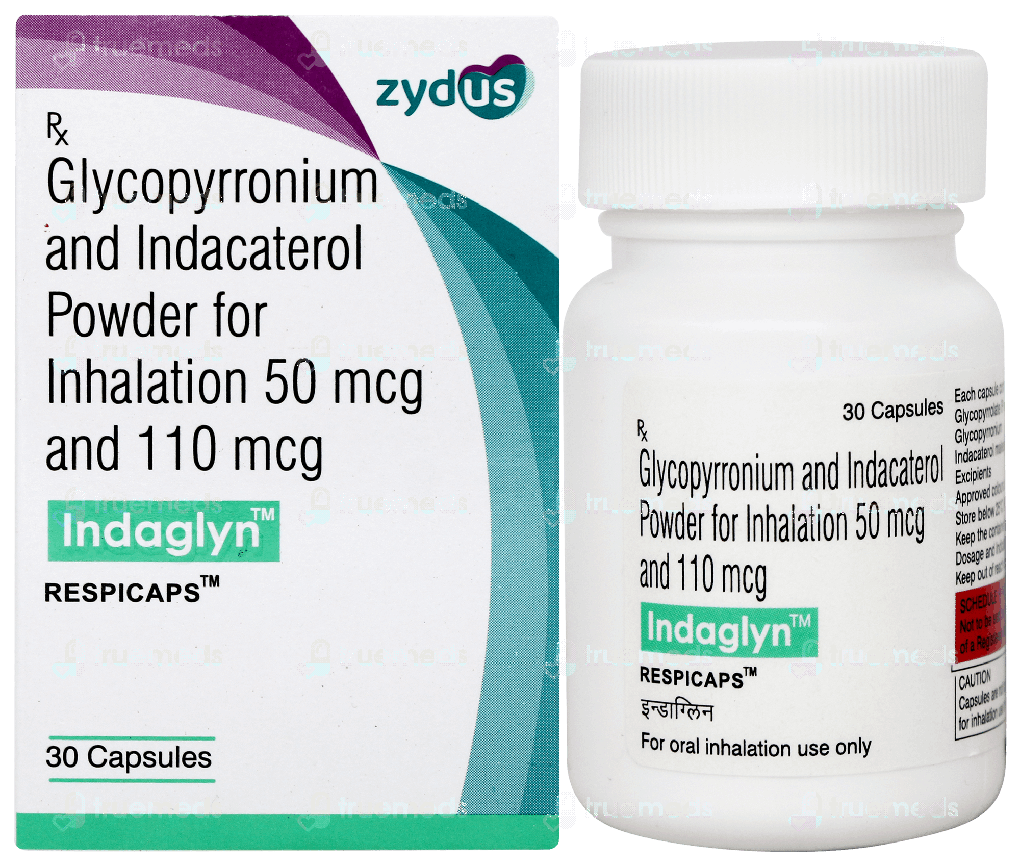 Indaglyn 50110mcg Respicaps 30 - Uses, Side Effects, Dosage, Price ...