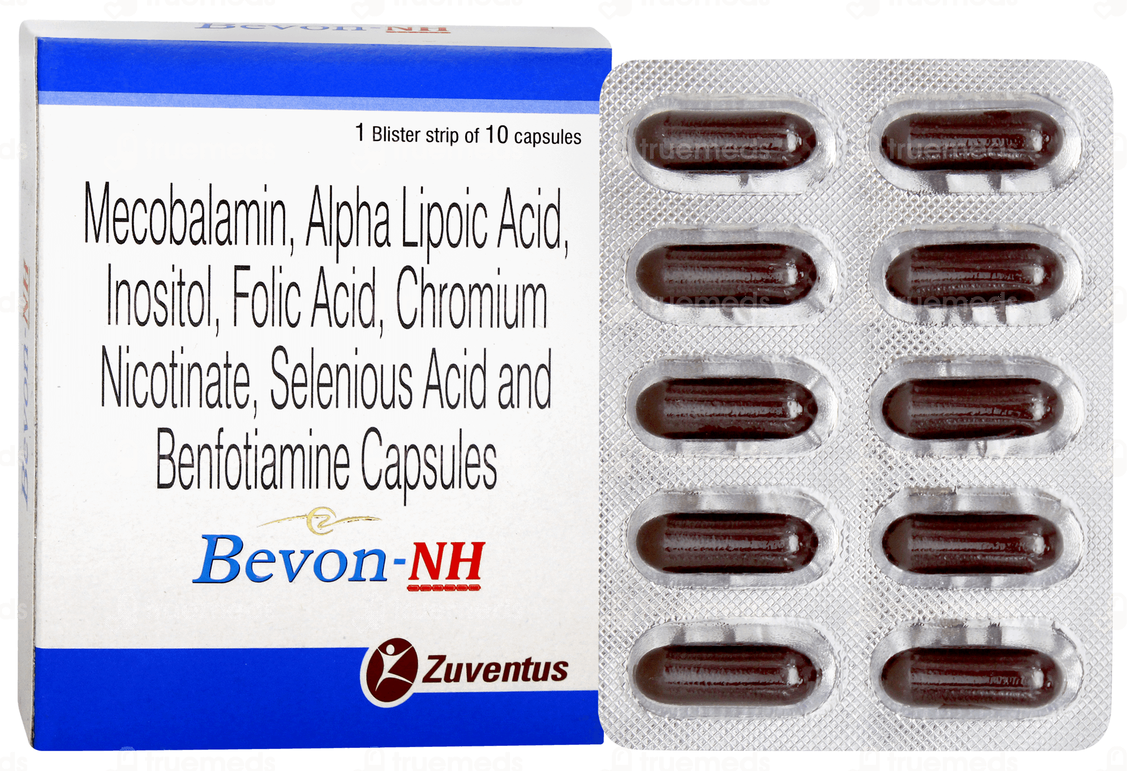 Bevon Nh Capsule 10 - Uses, Side Effects, Dosage, Price | Truemeds